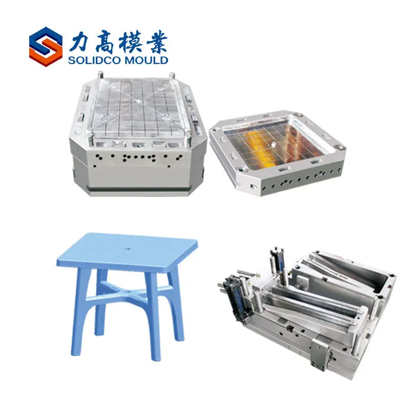 Factory Professional Injection Beach Table Mold Plastic Round Table ...