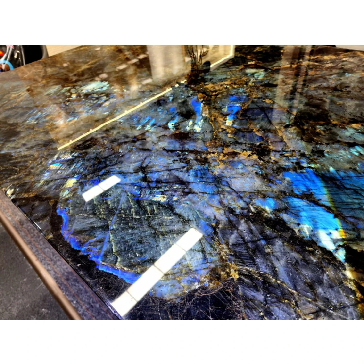 Labradorite Blue Granite - Luxury Decorative Stone Slab