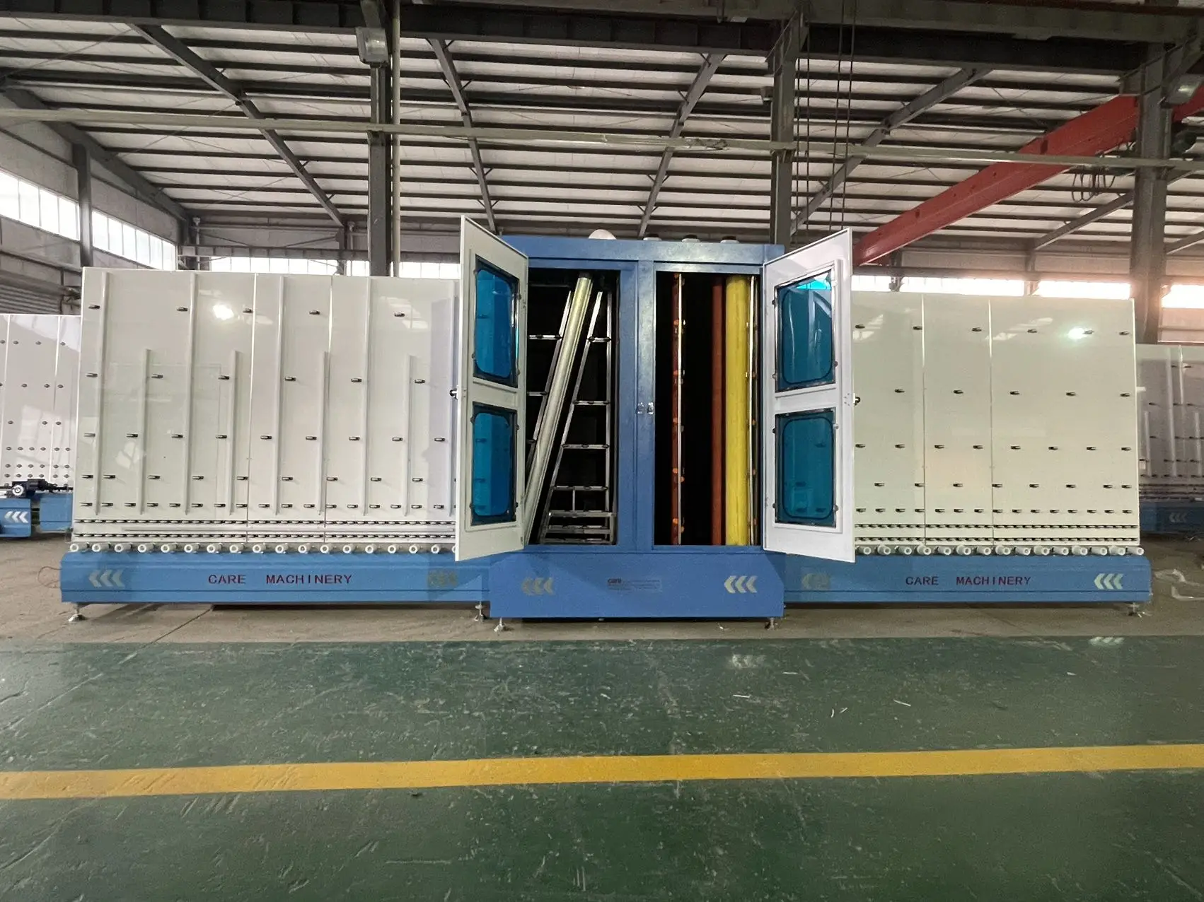 2m High Insulating Glass Washer and Dryer Vertical Glass Washing and ...