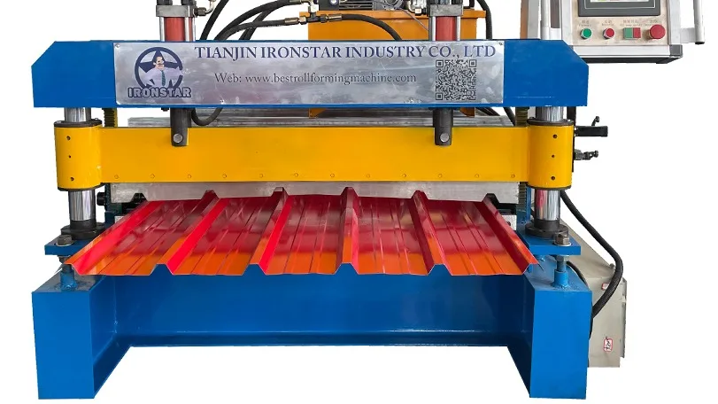6 Rib Metal Panel Trapezoidal Tile Making Machine High Speed And ...