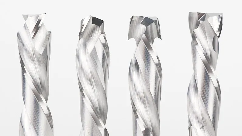 Bfl Carbide Cutter Up&down Woodworking Compression Router Bit Cnc Wood ...