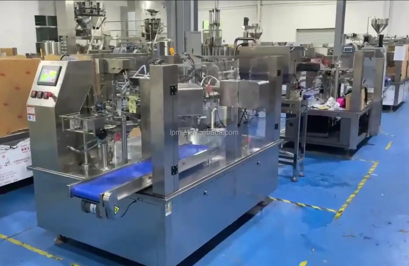 Rotary Preformed Pouch Packaging Machine Food Packaging Machine Zip ...