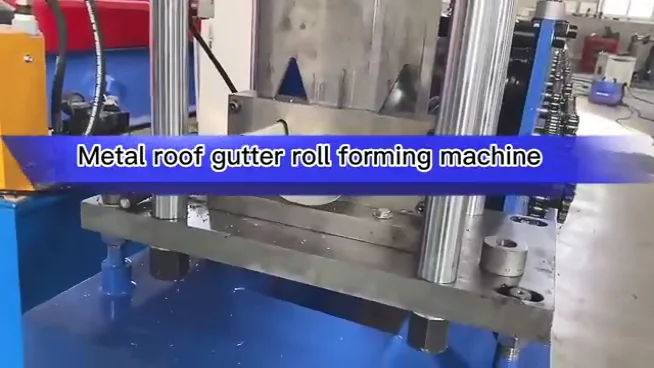 Full Automatic Half Round Gutter Roll Forming Machine Provide ...