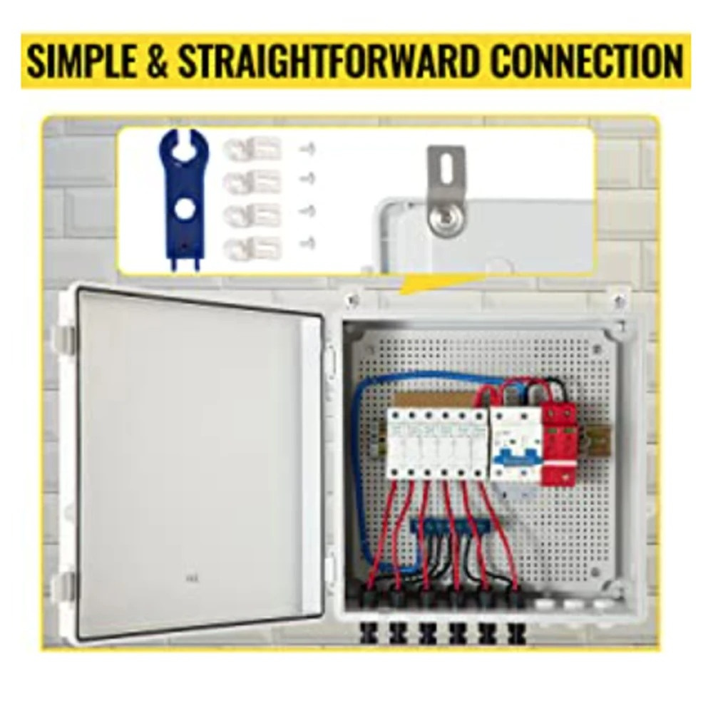 Pv Combiner Box Waterproof String Monitoring 32 Inputs Solar Cell ...