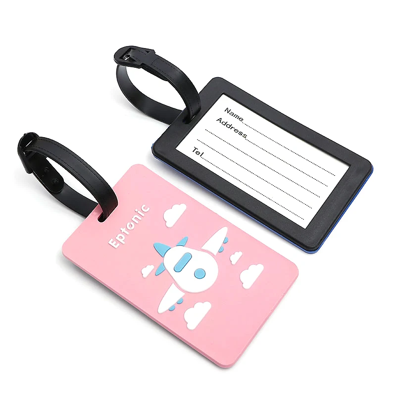 Sw Pantone Colors Rubber Material Baggage Tag,Custom Personality High ...