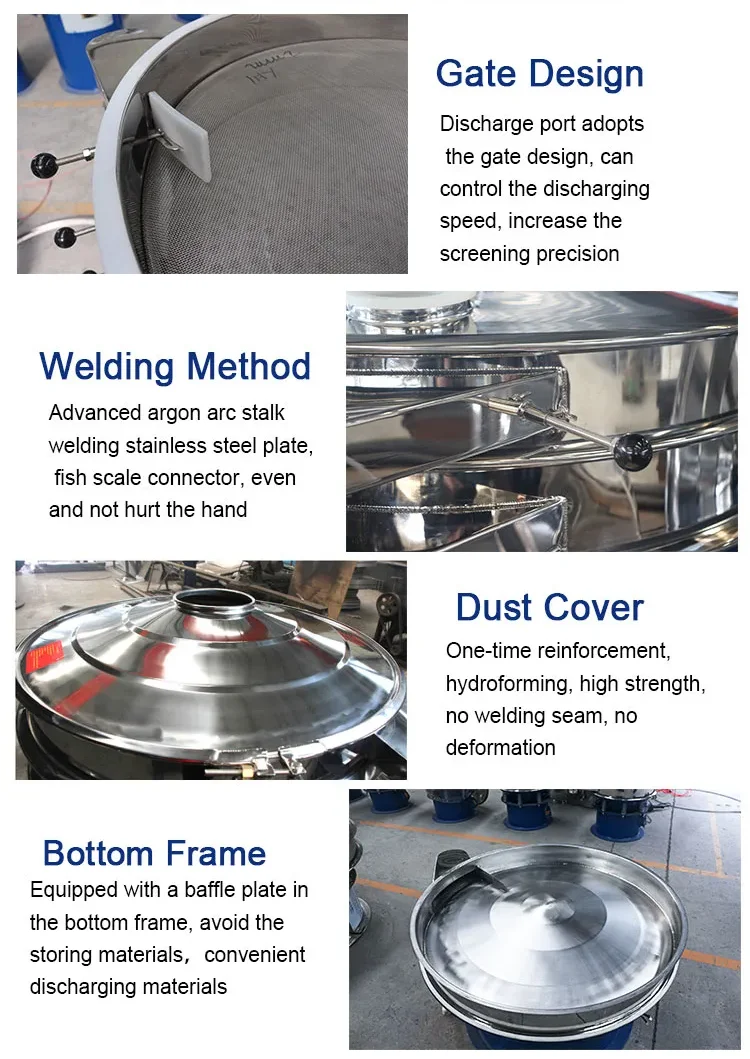 Qianzhen Industrial Vibratory Sieve Spice Sifter Machine/rotary Salt ...