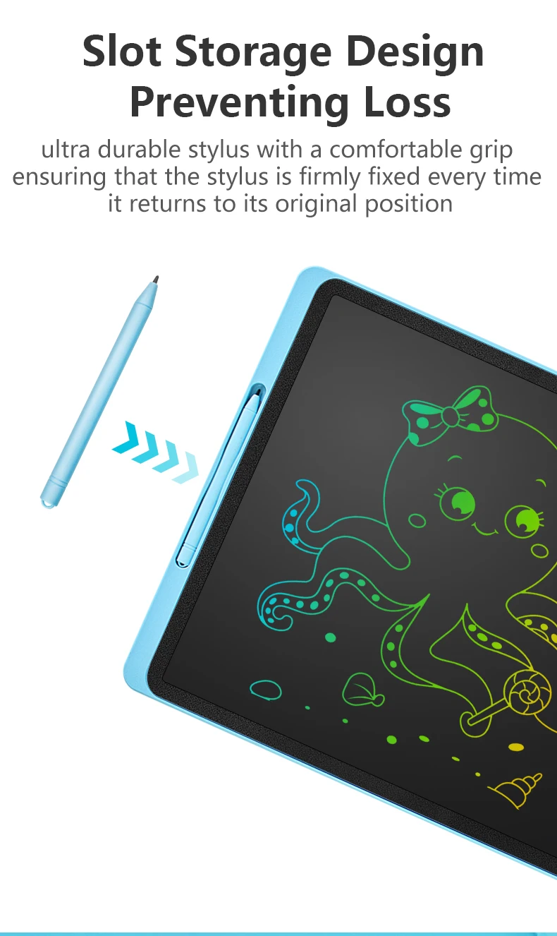 Graphics Memo Handwriting Tablet Magic Drawing 16 Inch LCD Pad Colorful ...