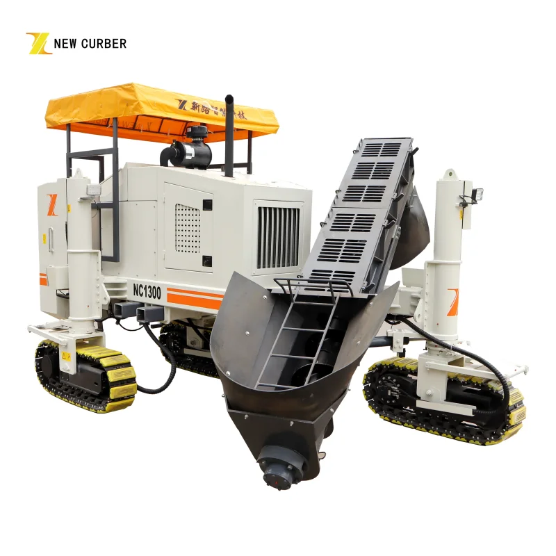 Nc1800 Road Paver Machine Paving Concrete Slip Form Pavers Curbing ...