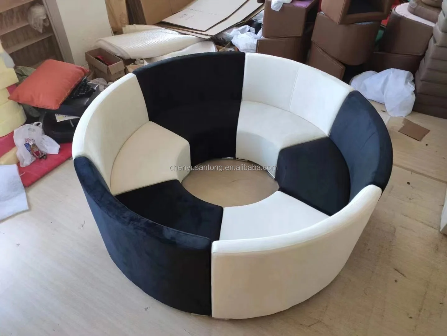 Wholesale S-shape Corner Sofa Foldable Waiting Office Waiting Leisure ...