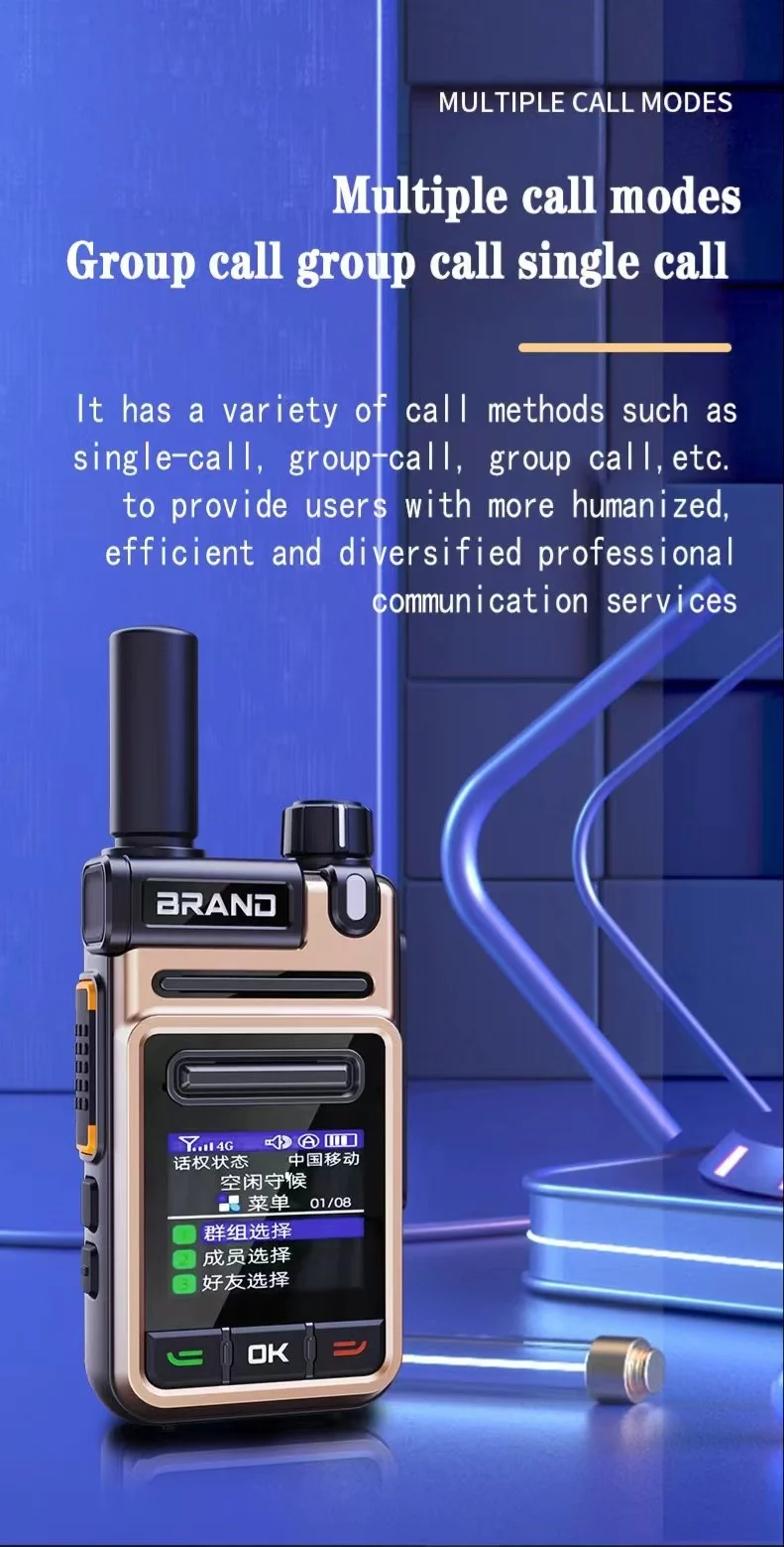 Qxv1 Poc Walkie-talkie Outdoor Unit Intercom Talk High-power Long Range Walkie Talkie ...