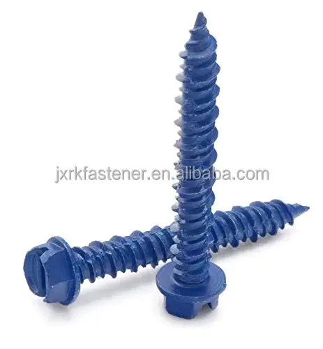 Blue Concrete Anchor Screws - Durable & Versatile Solutions