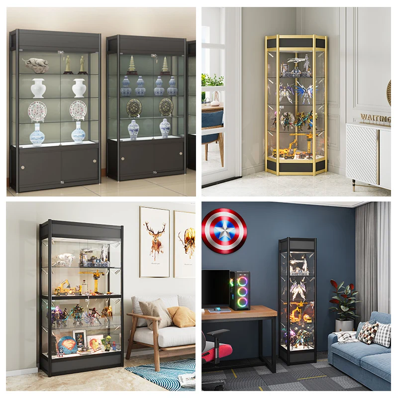Full Vision Glass showcase Display Cases Glass Store Mobile Phone ...