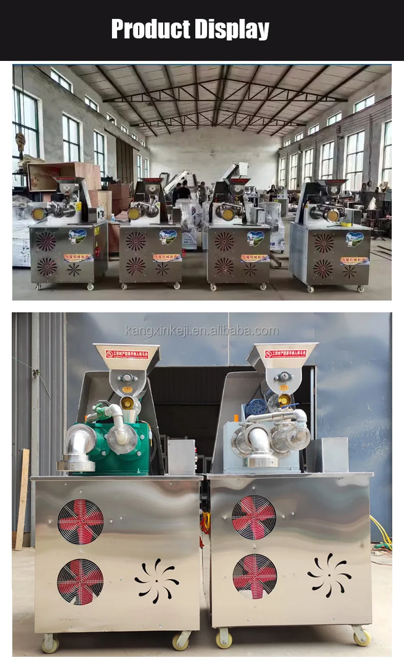 Automatic Vermicelli Round Making Dry Pulp Rice Noodle Machine - Buy ...