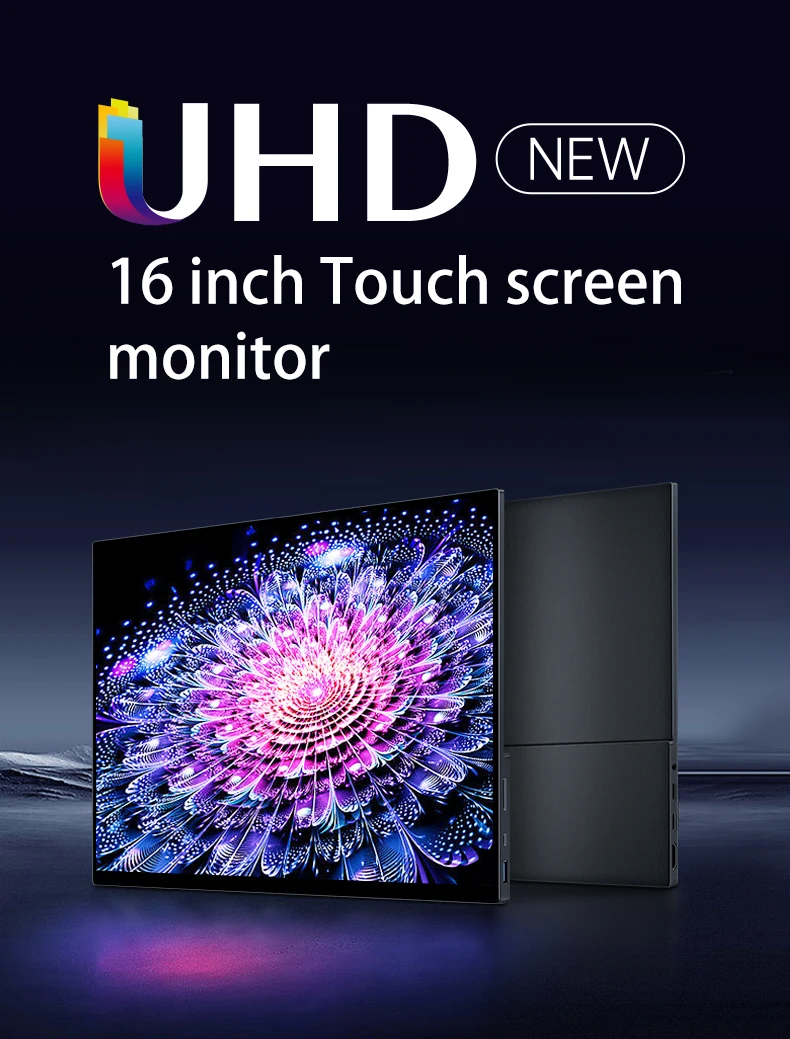 16:10 Wuxga Uhd 4k Invisible Stand Gff Full Laminated Touch Screen Extender External Display ...