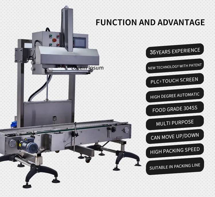 Big Vertical Vacuum Packaging Machine 800mm Seal Packing Large Bag Full ...