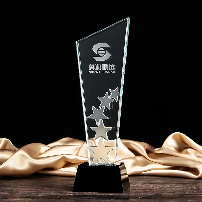 Trophy Making Machines - Stars Crystal Trophy Lombardi