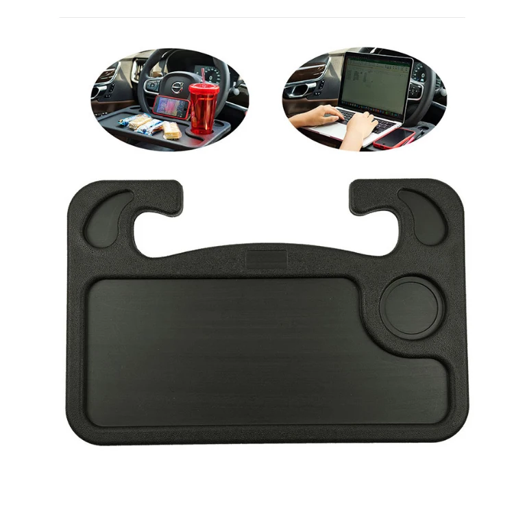 Car Travel Table,Travelers Food Eating Hook On Car Steering Wheel Tray ...
