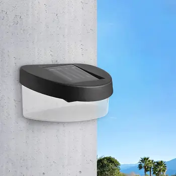 Decorative Garden Light Stairway Fence Wall Mount Solar Power Led Wall ...