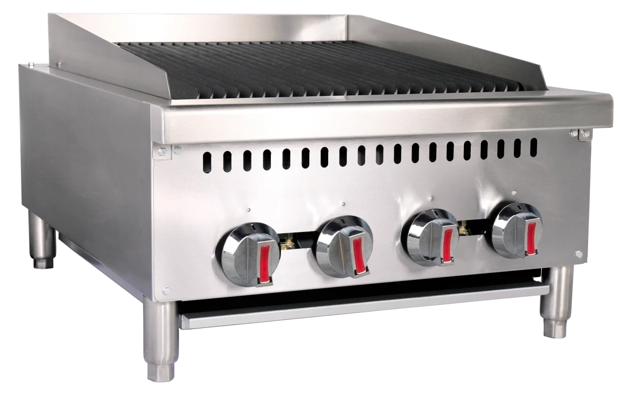 ETL Approved 24" Gas Charbroiler - 80000BTU for Commercial