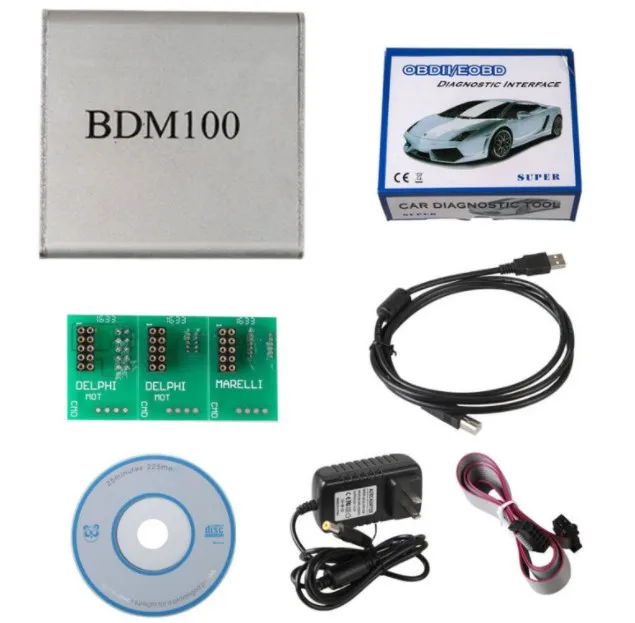 Tompzon NEW BDM100 Adapter V1255 Version ECU Reader Programming Auto ...