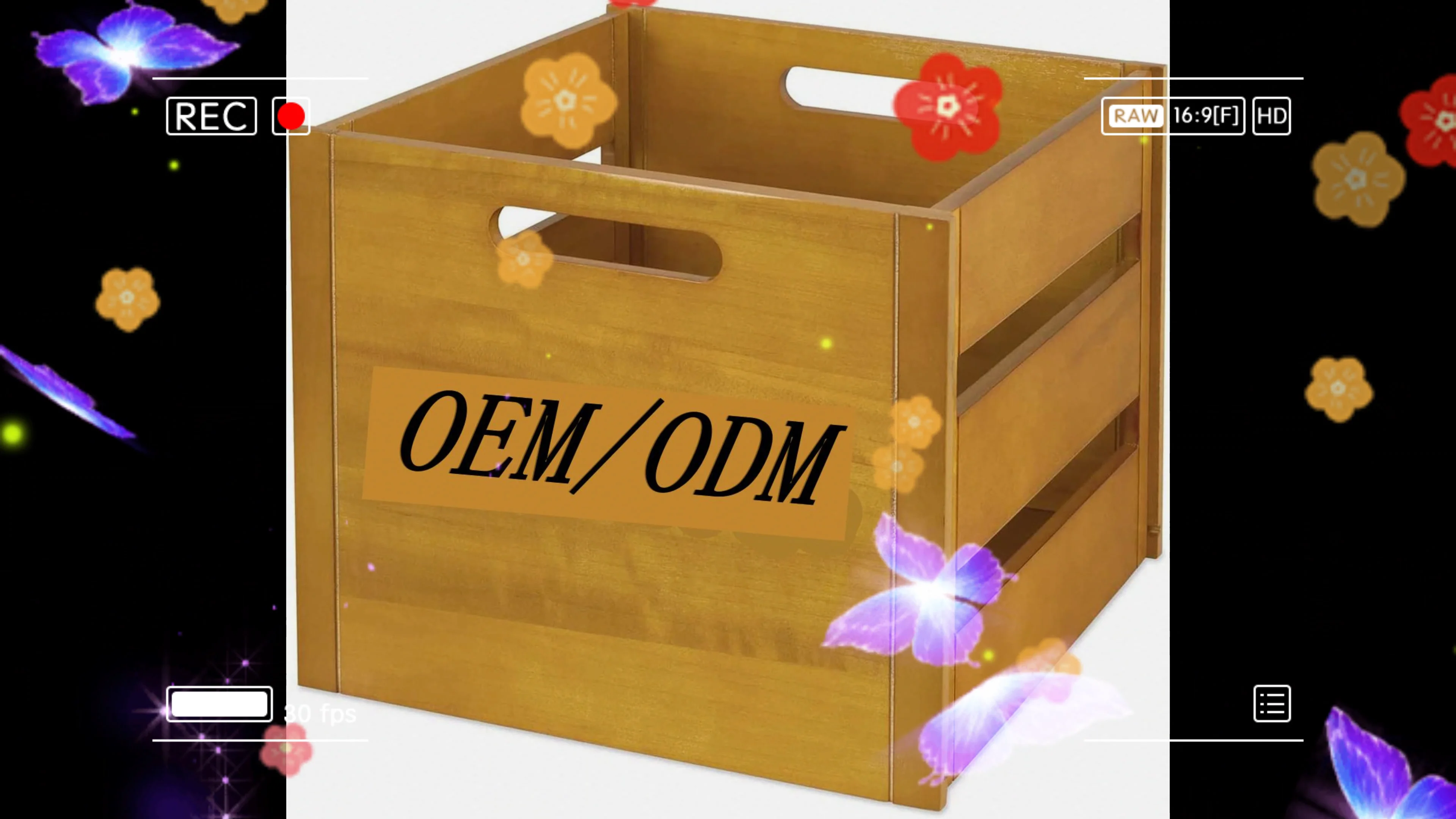 Wooden Record Crate - Table Top Album Holder And Organizer For All ...