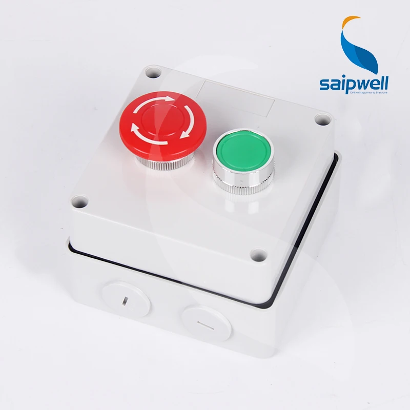 Saipwell Plastic Push Button Box Waterproof Terminal Box With Push ... Saipwell Plastic Push Button Box Waterproof Terminal Box With Push ...