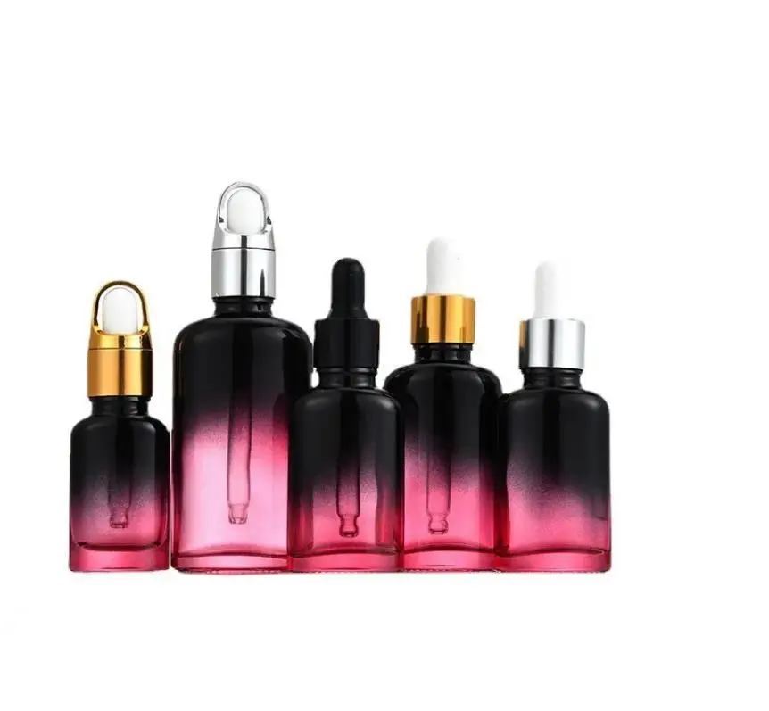 New Design Luxury Gradient Matte 10ml 20ml 30ml 50ml Glass Dropper ...