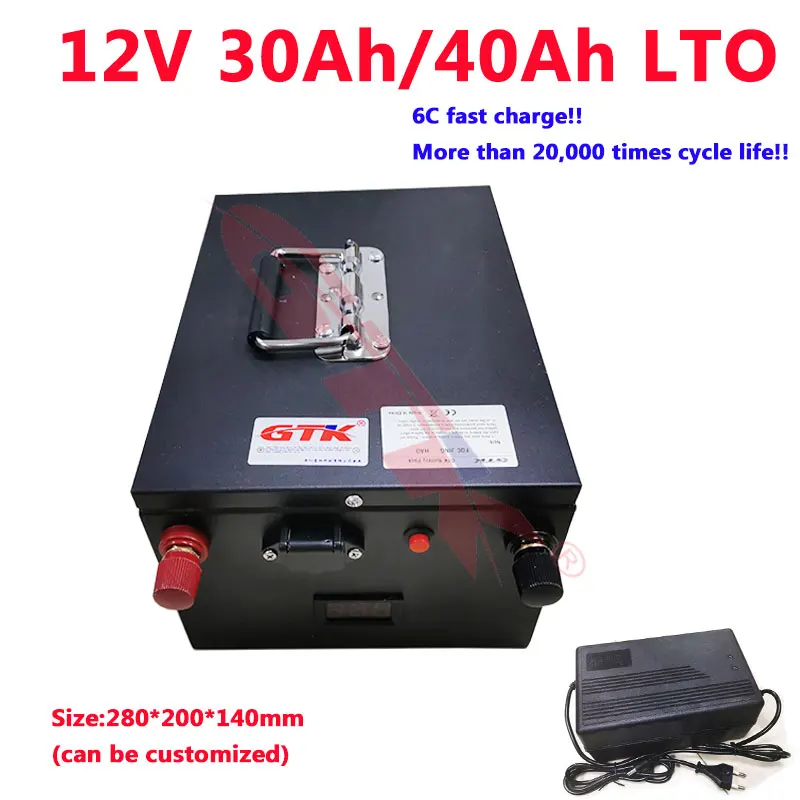 Powerful Lto 12v 30ah 40ah Lithium Titanate 2.4v Lto Cells With Bms For ...
