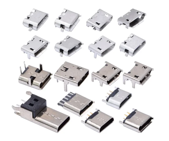 Usb Connector Micro 5 Pin Dip Usb Connector Female Part B Type ...