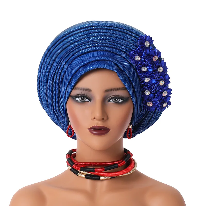 Wholesale 2024 Girl's Rhinestone Turban Cap - Luxury Headtie