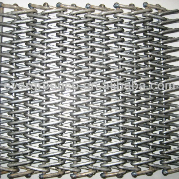 Balanced Annealing Lehr Wire Net Conveyor Belt Stainless Steel Frame ...