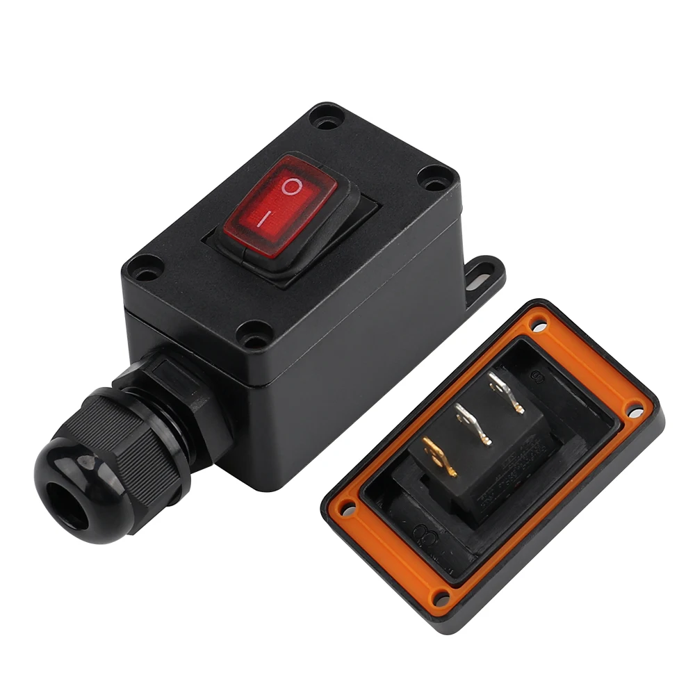 New Design Ip65 Waterproof Rocker Switch 6a 250v 1 Position On-off With ...