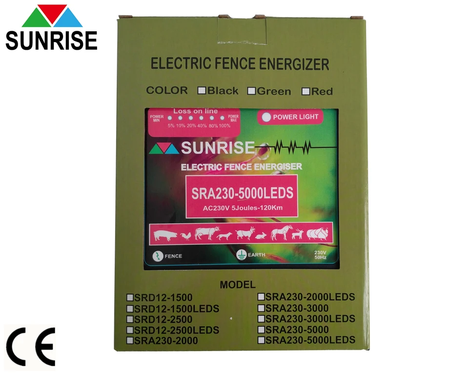 Waterproof Electric Fence Energizer & Electric Fencing System - Buy 120 ...
