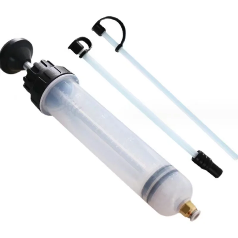 Hand Pump Fluid Change Syringe 200cc 500cc Plastic Oil Fluid Extractor ...