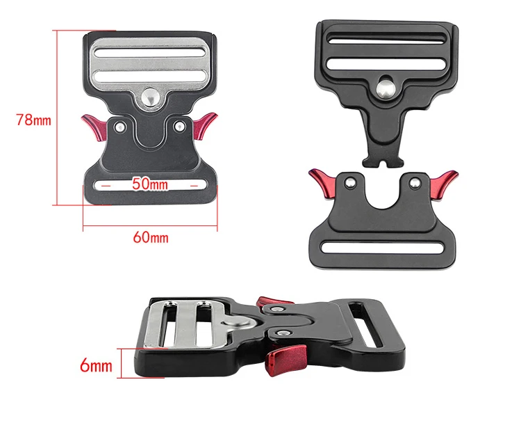 Turun Heavy Duty Custom Color Firefighter Belt Buckle Tactical Buckle ...