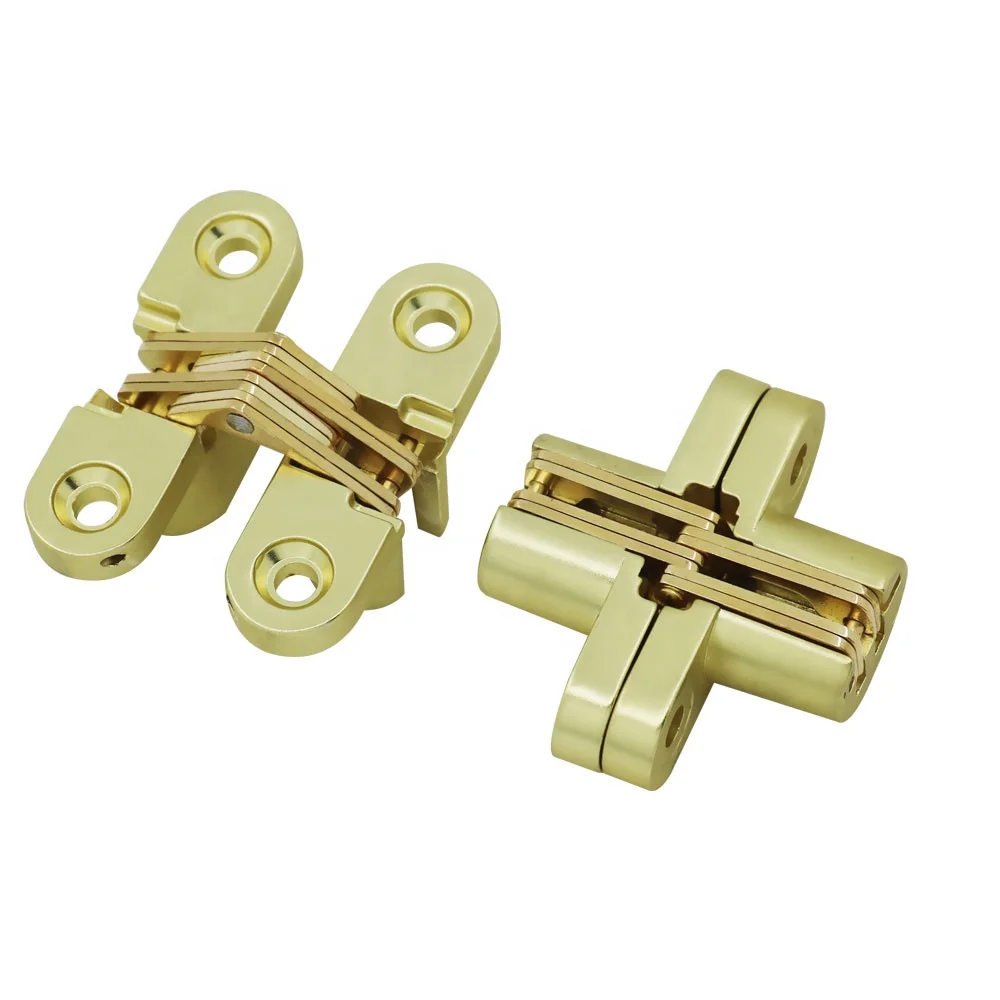 Model 101 Satin Chrome Soss Concealed Steel Hinge For Luxury Boxes 