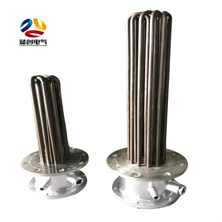 380v 30kw Industrial electric tubular flange heating element immersion ...