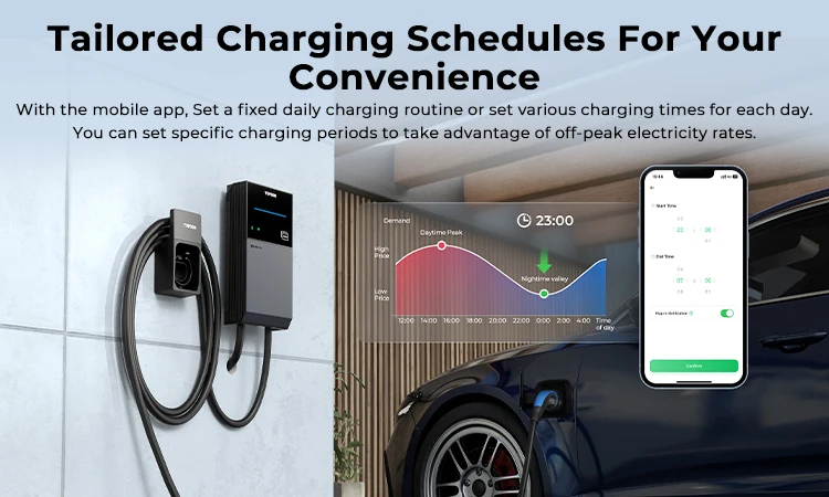 Topdon Housing Wallbox Home Electric Vehicle Single Phase Ac 22 Kw Ip65 ...