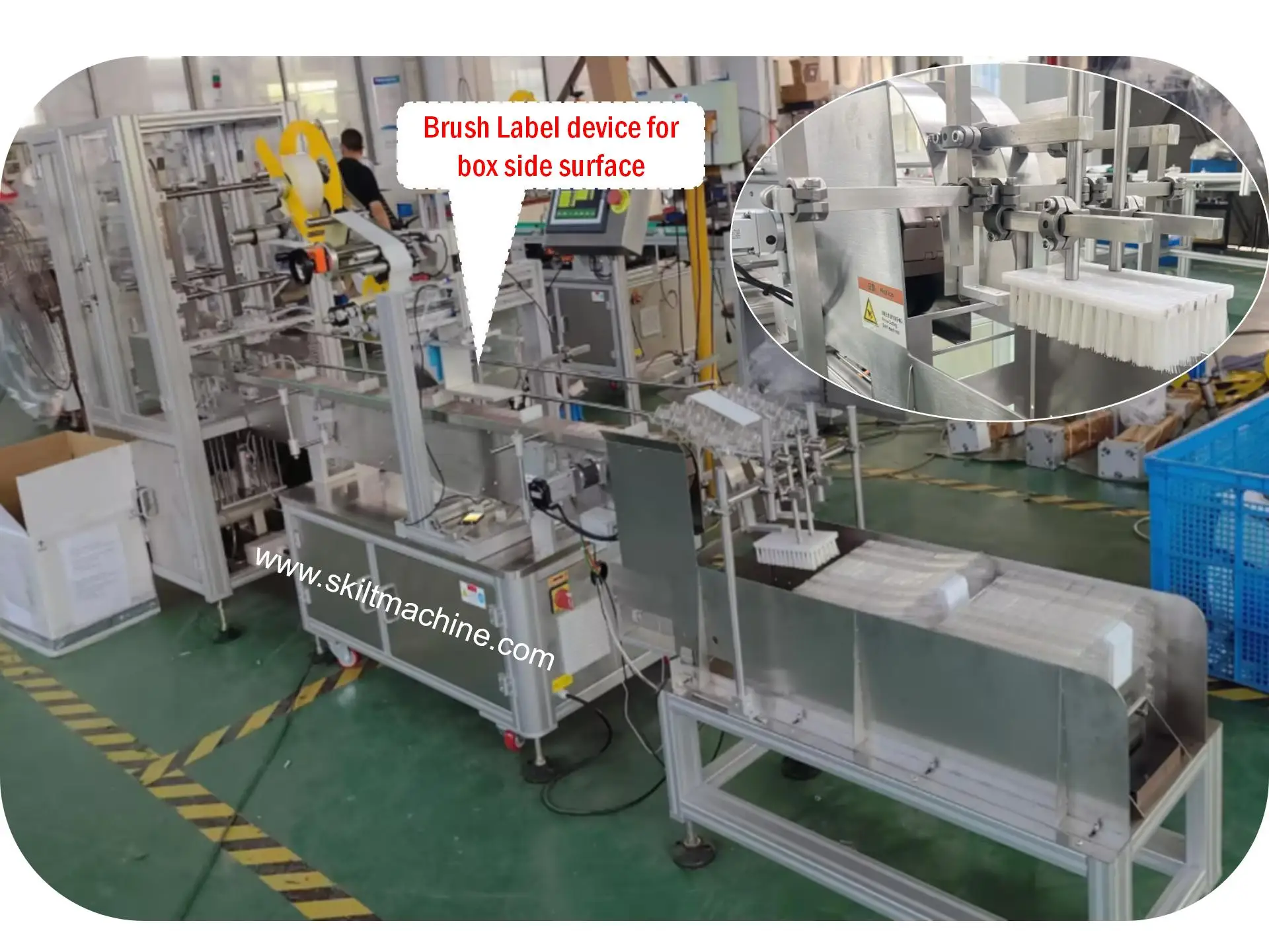 SKILT Auto Sticker Egg Carton Labeling Machine - 23 Years Experience