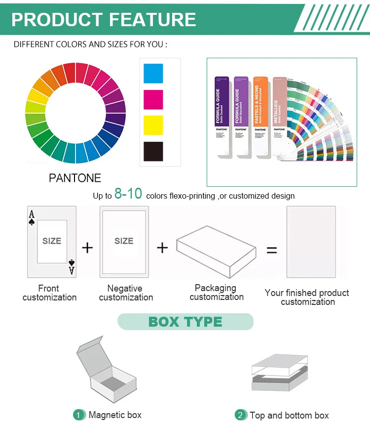 Coloring Customer Different Card Style Deck Of Cards Printing With ...