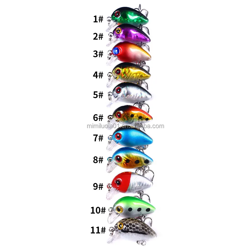Wholesale 3cm 1.5g Topwater Floating Fishing Lures Mini Wobblers ...