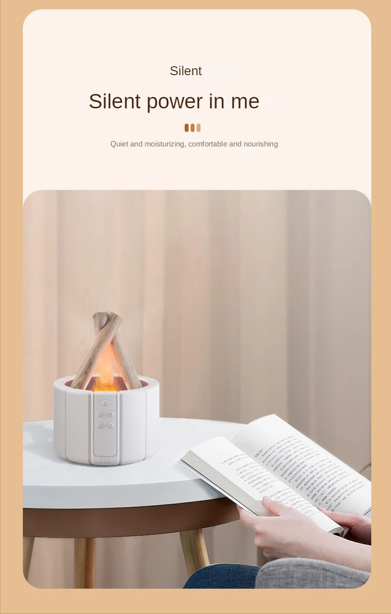 New Atmosphere Flame Aroma Diffuser Air Aroma Diffuser Ultrasonic ...