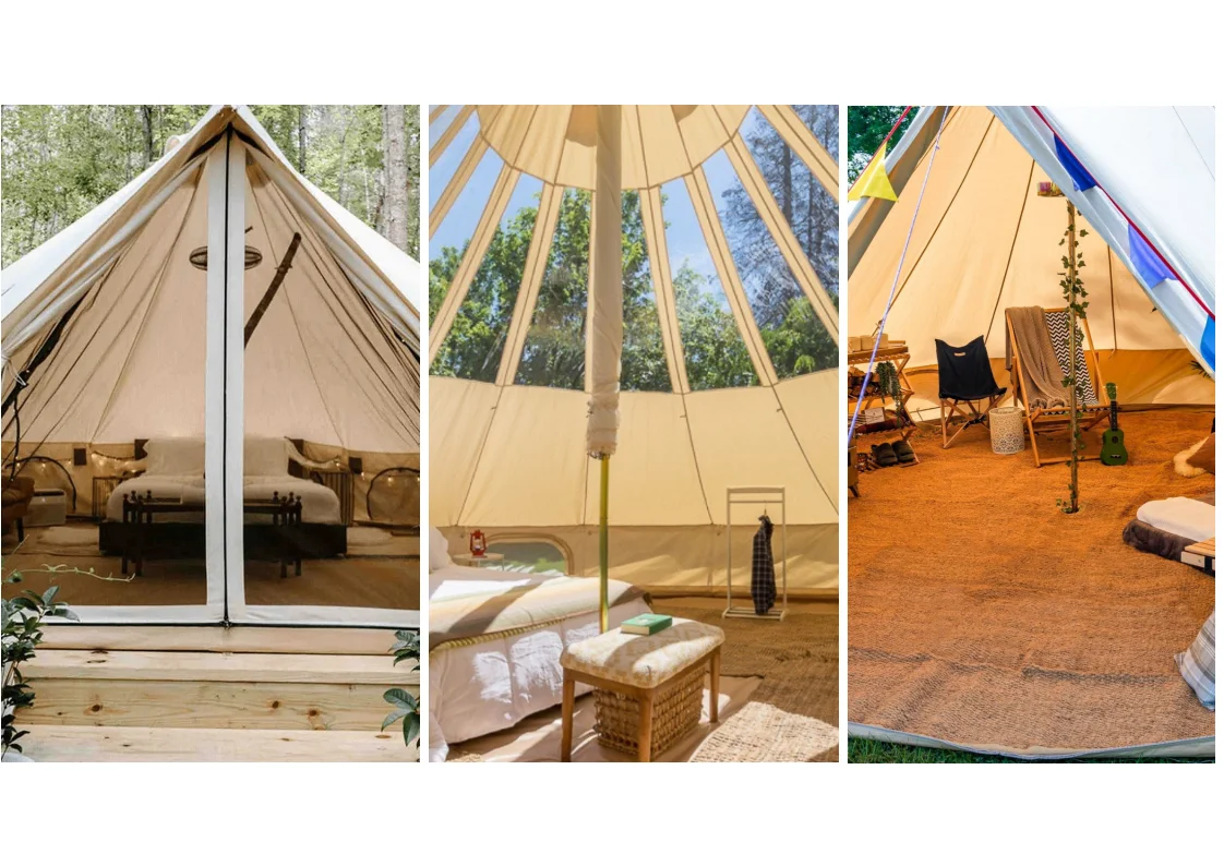 New Design 3moutdoor Camping Luxury Yurt Glamping 4 Season Family ...