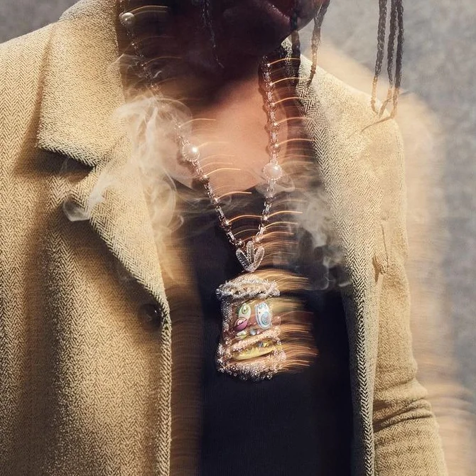 Customized Travis Scott Iced Out Jesus Pendant in 925 Sterling Silver ...