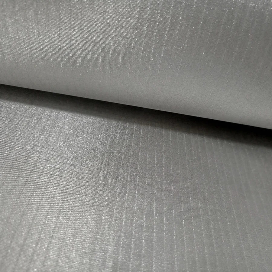 Plaid Conductive Faraday Cloth - Anti-Radiation Fabric