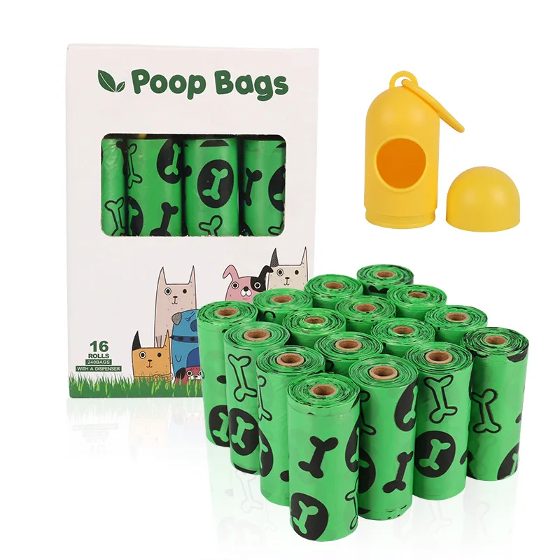 Eco-friendly Epi Bone Shape Leak Proof Dog Waste Disposal Bags ...