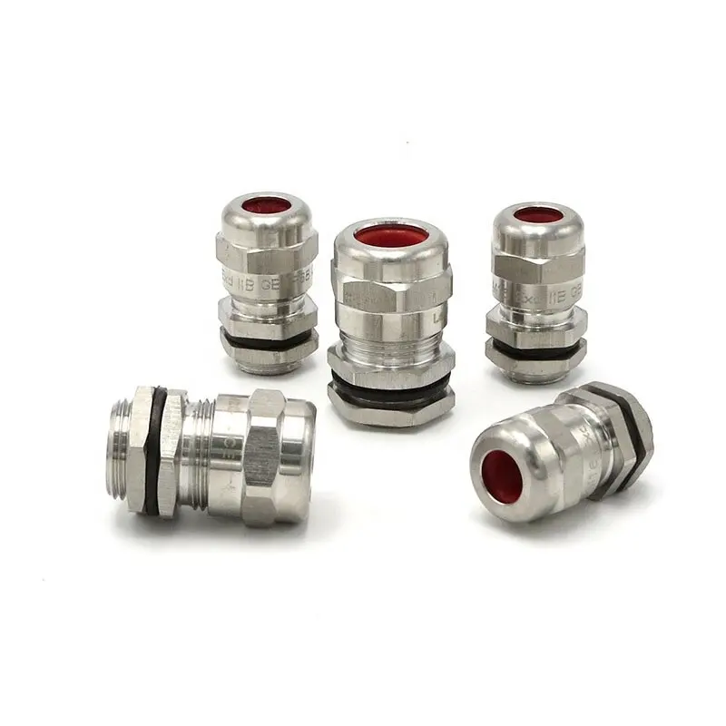 Anti Explosion Atex M20 Cable Gland Double Compression For Gas Stations ...