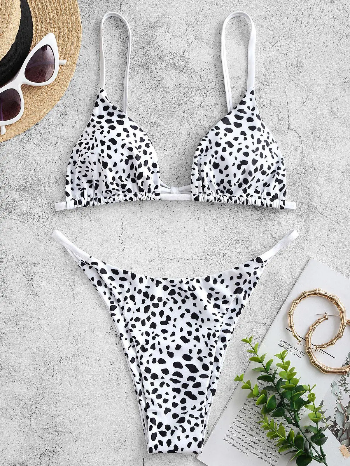 Cheeky Women's Triangle Bikini Micro Swimsuit Breathable And Quick-dry ...