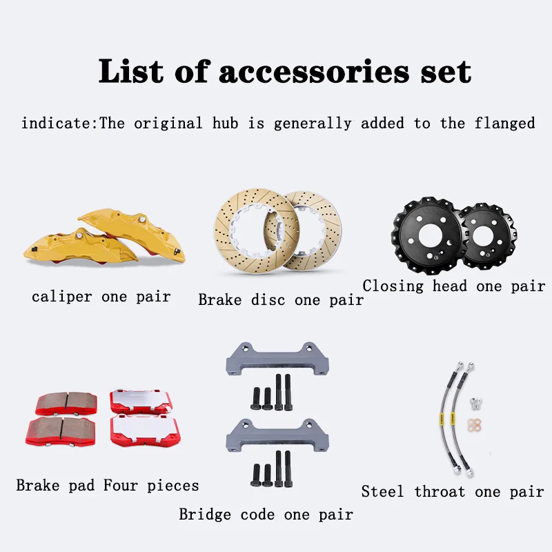 Brake Caliper Amg4 Big 4 Pot Rear Disk Kit For Mercedes Benz W177 W176 ...