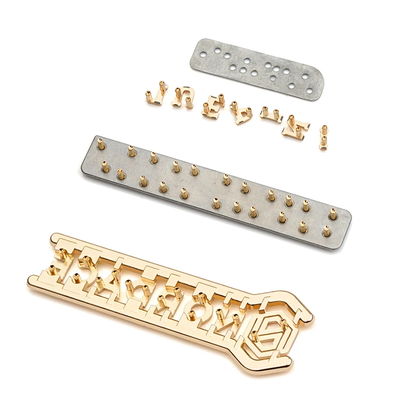 High Quality Bag Accessories Custom Gold Metal Logo,Design Small Metal ...